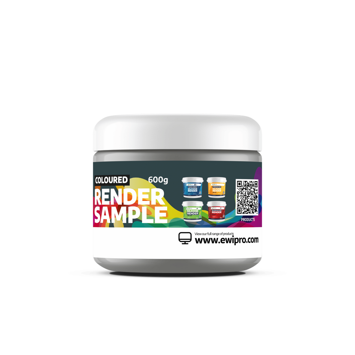 Coloured Render Sample Pot - 600g: The Perfect Choice